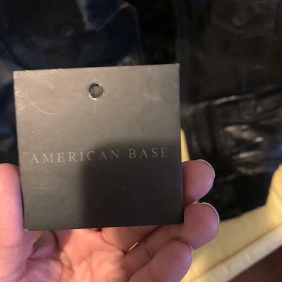 American Base | Jackets & Coats | Leather American Base Jacket | Poshmark